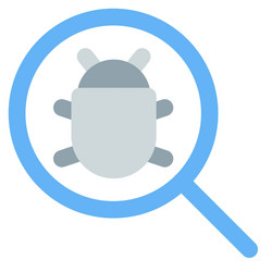 Identification of system bug in a computer Vector Image