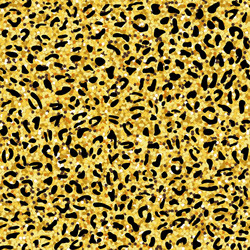 Seamless gold leopard print pattern Royalty Free Vector