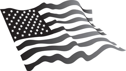American Flag Grayscale Vector Images (over 100)