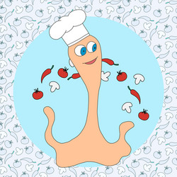 Monster Chef Cooking Vector Images (over 130)