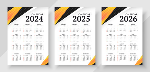 2026 Calendar Vector Images (over 540)