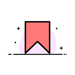 Flag instagram interface save tag bold and thin Vector Image