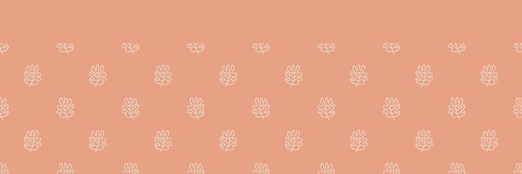 Gender neutral foliage seamless border Royalty Free Vector