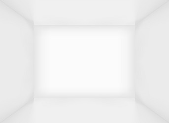 White simple empty room interior Royalty Free Vector Image