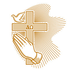 Holy bible symbol worship church psalm icon Vector Image