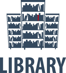 Set of book store logo education and book emblem Vector Image