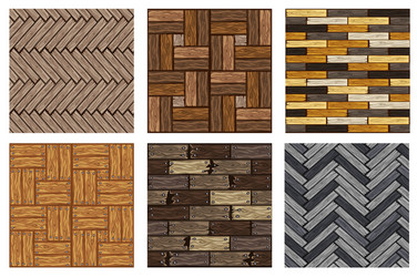 Colored wood floor tiles pattern seamless texture Vector Image