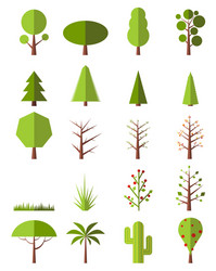 Funky trees Royalty Free Vector Image - VectorStock