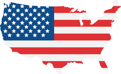 Usa word design Royalty Free Vector Image - VectorStock