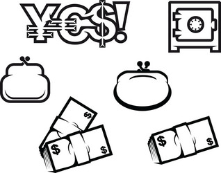 Economic and social factors concept icon Vector Image