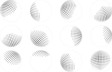 Single Dot Vector Images (over 5,200)