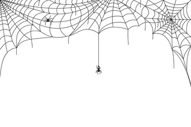 Easy Spider Web Cartoon