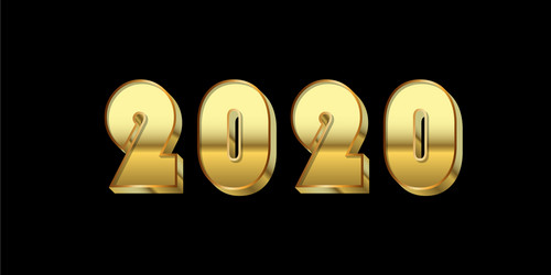 Gold number 700 logo icon design Royalty Free Vector Image