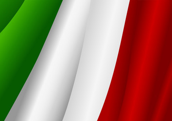 Italian flag Royalty Free Vector Image - VectorStock