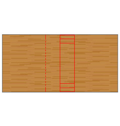 Netball court Royalty Free Vector Image - VectorStock