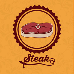 Steak house design Royalty Free Vector Image - VectorStock