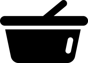 Grocery bucket Royalty Free Vector Image - VectorStock