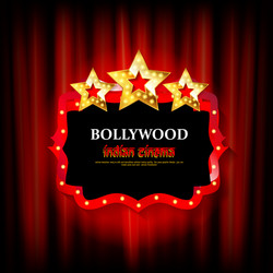 Indian bollywood cinema Royalty Free Vector Image