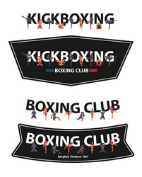 Muay thai font Royalty Free Vector Image - VectorStock