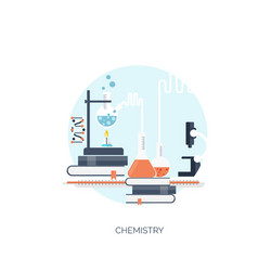 Filtration chemical experiment separation process Vector Image