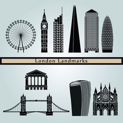 London Skyline Silhouette Vector Images (over 1,500)