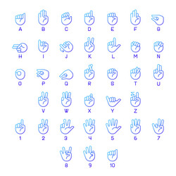 Asl Sign Language Vector Images (over 610)