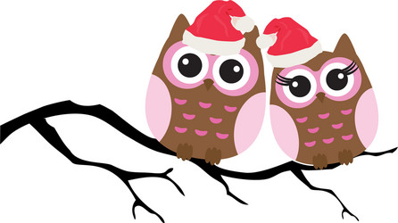 Cute Christmas Owl Clipart Vector Images (over 120)