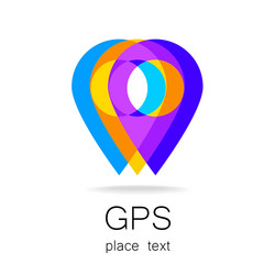 Gps logo Royalty Free Vector Image - VectorStock