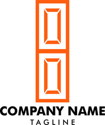 Roller shutter door logo icon template Royalty Free Vector