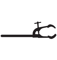 Quick release bar clamp Royalty Free Vector Image