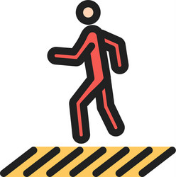 Zebra crossing Royalty Free Vector Image - VectorStock