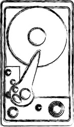 Cd rom hardware Royalty Free Vector Image - VectorStock