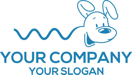 Brown sofa logo design Royalty Free Vector Image