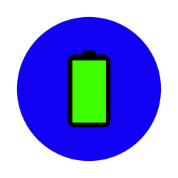 Battery icon logo Royalty Free Vector Image - VectorStock
