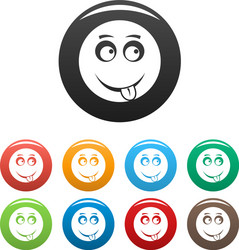 Smile icon simple Royalty Free Vector Image - VectorStock