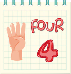 Kids Hands Gesture Numbers Vector Images (over 160)
