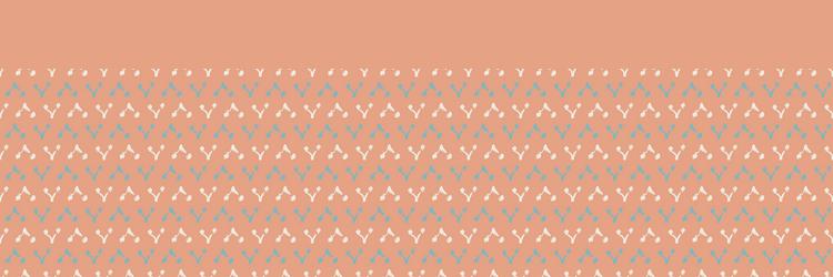Gender neutral floral seamless border Royalty Free Vector