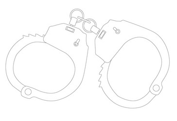 Handcuffs Outline Vector Images (over 3,700)
