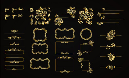 Small design elements Royalty Free Vector Image