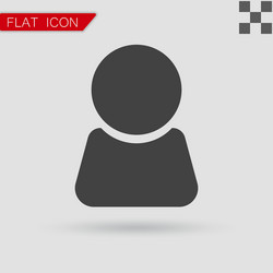 Man icon on transparent Royalty Free Vector Image