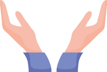 Raised hand design Royalty Free Vector Image - VectorStock