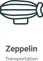 Zeppelin Outline Vector Images (over 420)