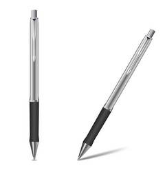 Ballpoint pens set Royalty Free Vector Image - VectorStock
