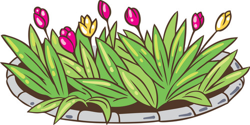Flowers Bed Vector Images (over 8,300)