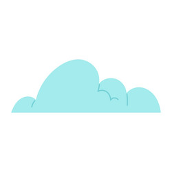 Steam cloud puffs of different shapes and sizes Vector Image