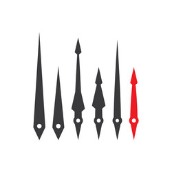 Clock hands icon Royalty Free Vector Image - VectorStock