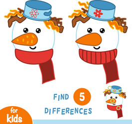 Winter Spot the Difference Vector Images (over 130)