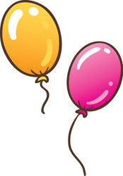 Two Balloons Vector Images (over 5,300)