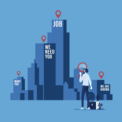 Find job Royalty Free Vector Image - VectorStock