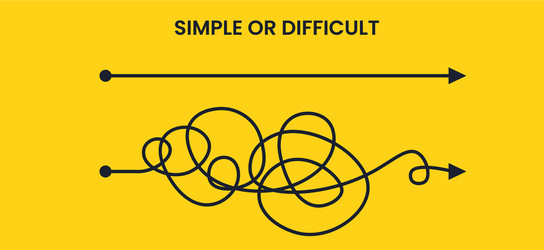 Road from point a to punt b way success Royalty Free Vector